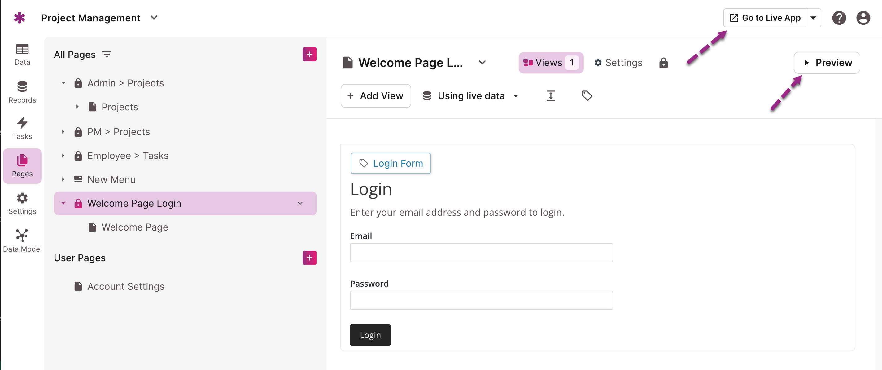 Create a Single Login Page for Multiple User Roles